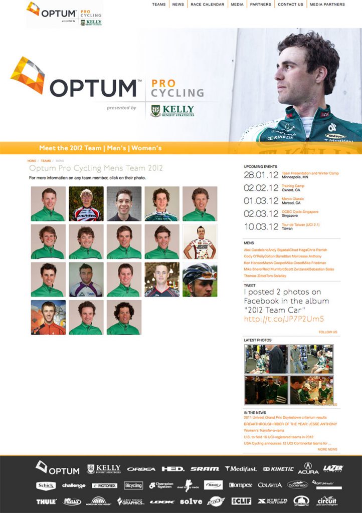 Optum Pro Cycling | Complete Design Studio